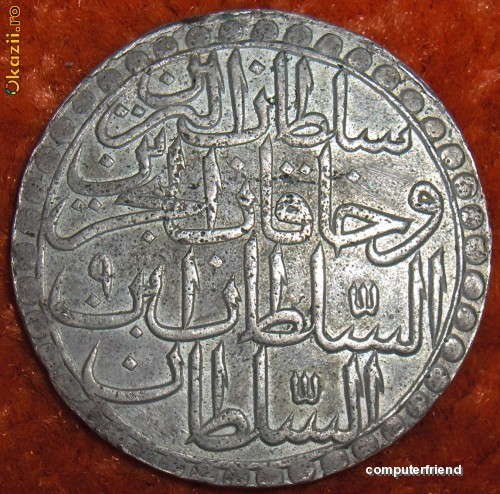 Moneda Turceasca Veche (Argint) 260 ani - 2 Zolota | arhiva Okazii.ro