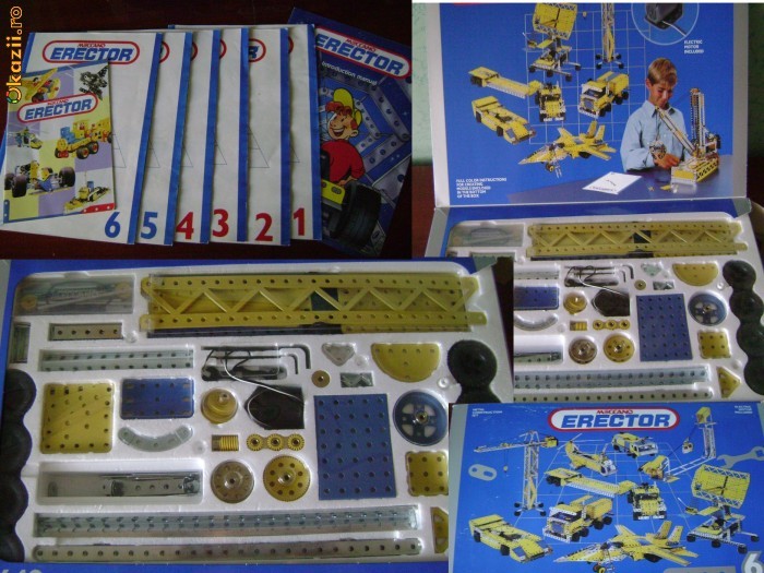 Vand Joc Meccano Erector Set 6 NOU! (joc de construit machete) | arhiva ...