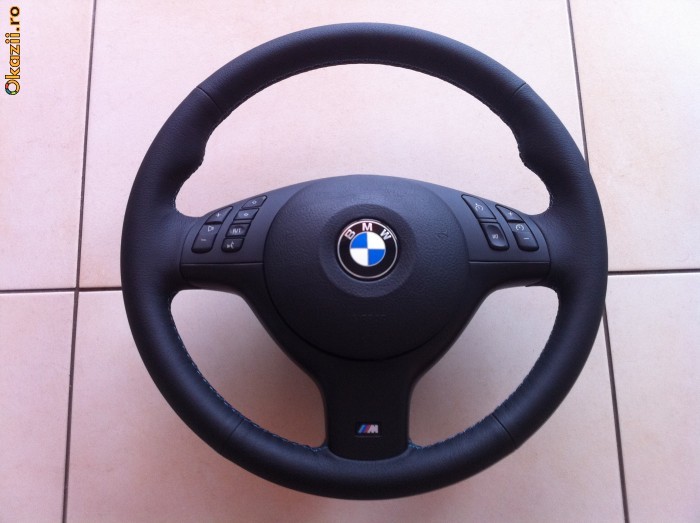 Volan BMW M3 E46 M5 E39 Nou, Original, Multifunctional, Complet ...