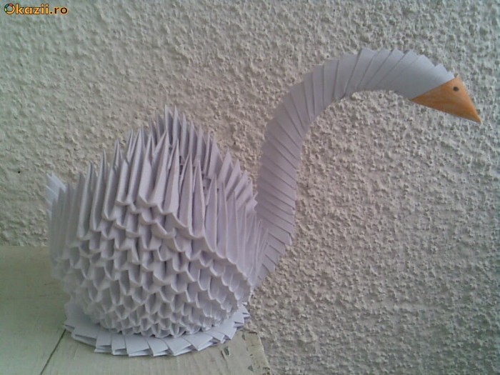 Lebada origami | arhiva Okazii.ro