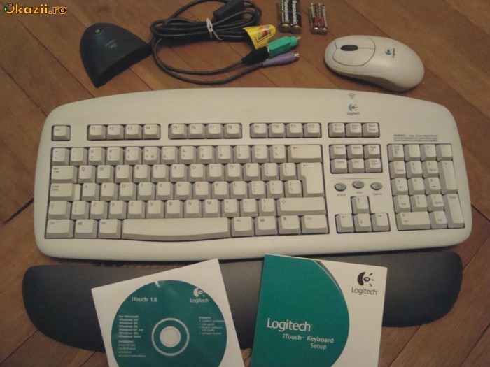 Kit NOU Tastatura+Mouse LOGITECH iTouch Y-RC14 Wireless Keyboard &amp ...