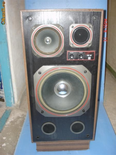 Boxe UNITRA 110 W,difuzoare originale. | arhiva Okazii.ro