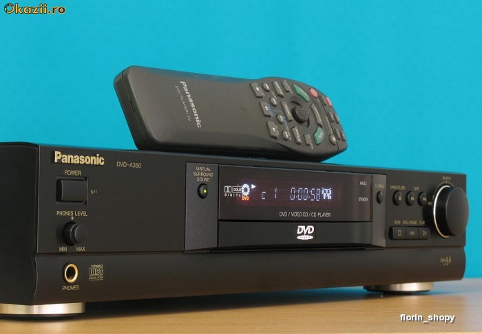 DVD/CD Panasonic (Technics) DVD-A350,class AA,excelent | arhiva Okazii.ro