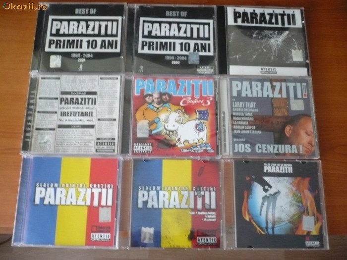 PARAZITII (colectie de 9 CD-uri), originale! | arhiva Okazii.ro