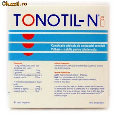 TONOTIL-N 10 flacoane, alta cutie 6 din 10 flacoane | arhiva Okazii.ro