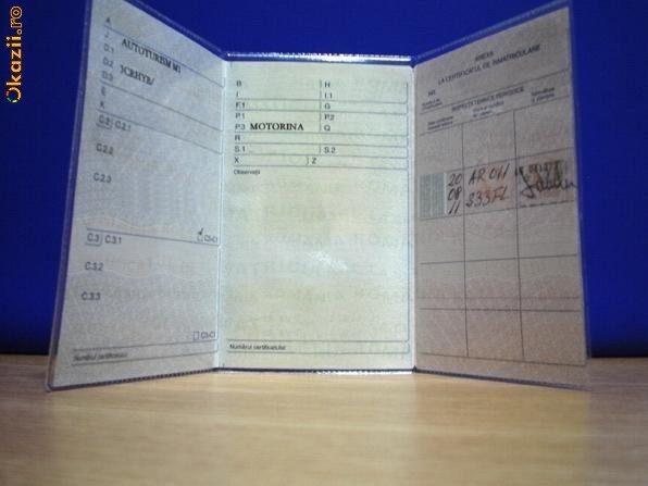 Vand Folie Talon Auto certificat inmatriculare nou ( Dacia Logan ...