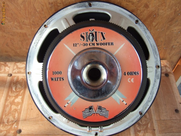 DIFUZOR SUBWOOFER SIOUX 12 TOLI | arhiva Okazii.ro