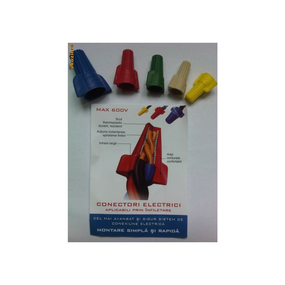 conectori electrici,aplicabili prin infiletare | arhiva Okazii.ro