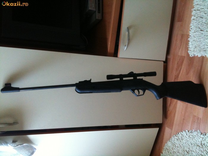 pusca cu aer comprimat 4,5mm cu luneta | arhiva Okazii.ro