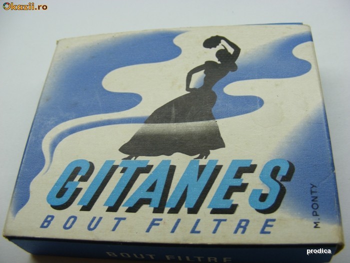 Pachet tigari Gitanes 1960 | arhiva Okazii.ro Pachet tigari Gitanes 1960 | arhiva Okazii.ro