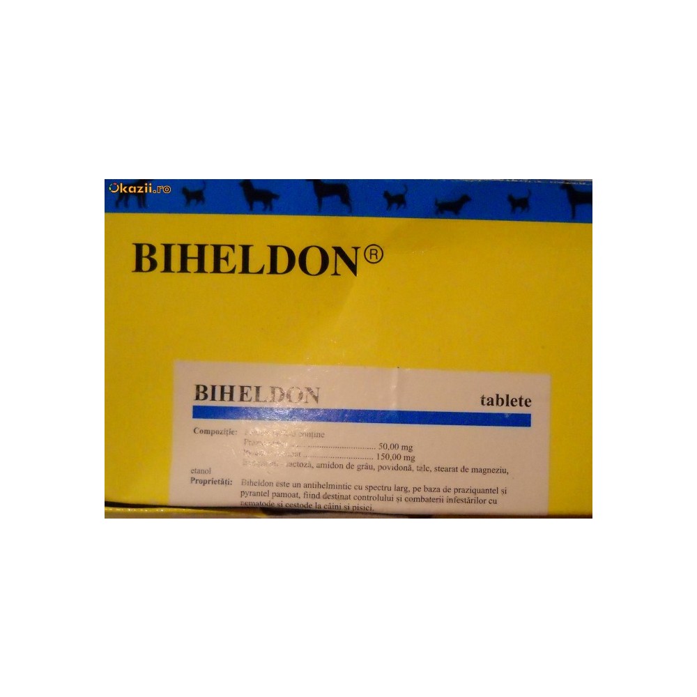 biheldon - deparazitare interna catei si pisici | arhiva Okazii.ro