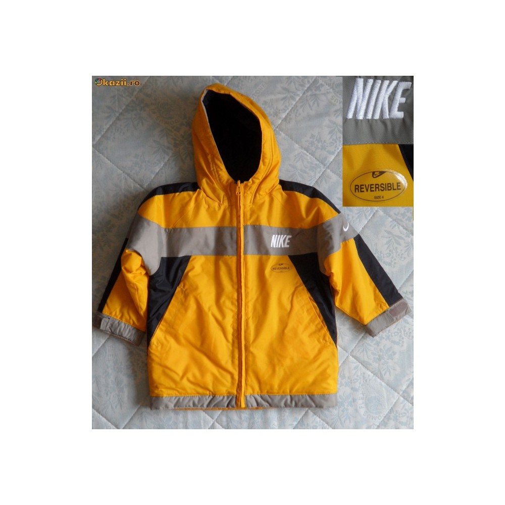 geaca NOUA NIKE de primavara/toamna REVERSIBILA din SUA - transport ...