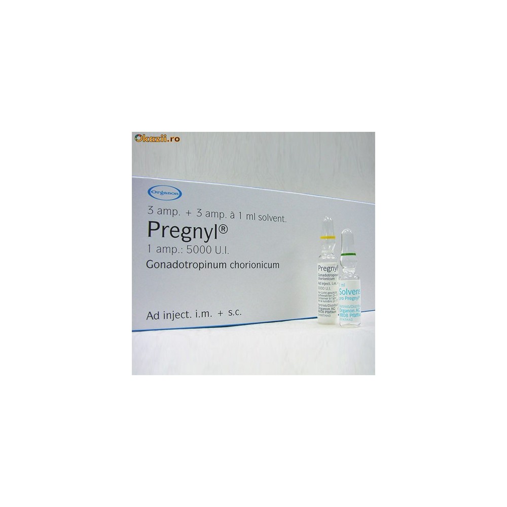 PREGNYL 5000u.i (HCG) - Choron 10, Chorulon, Gonadotraphon LH, HCG ...