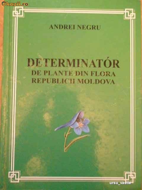 Determinator De Plante Din Flora Republicii Moldova - Andrei Negru ...