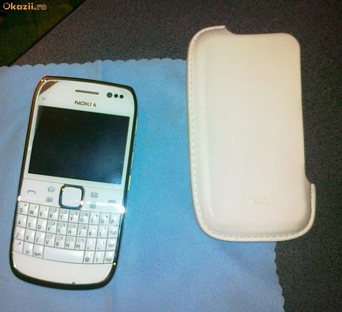 vand nokia e6 white impecabil | arhiva Okazii.ro