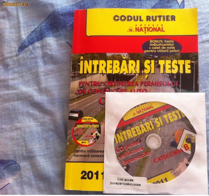 Codul Rutier 2011 Editura National pentru permis auto categoria B ...