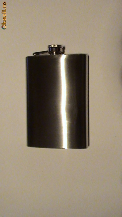 Plosca / Sticla Recipient / Inox Alcool Whisky Vodka Cadou Ideal ...