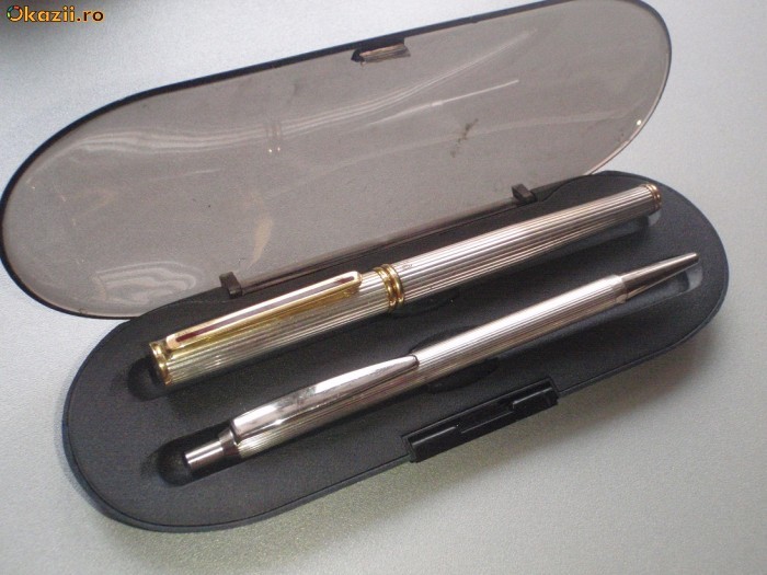 STILOU SI PIX din argint | arhiva Okazii.ro