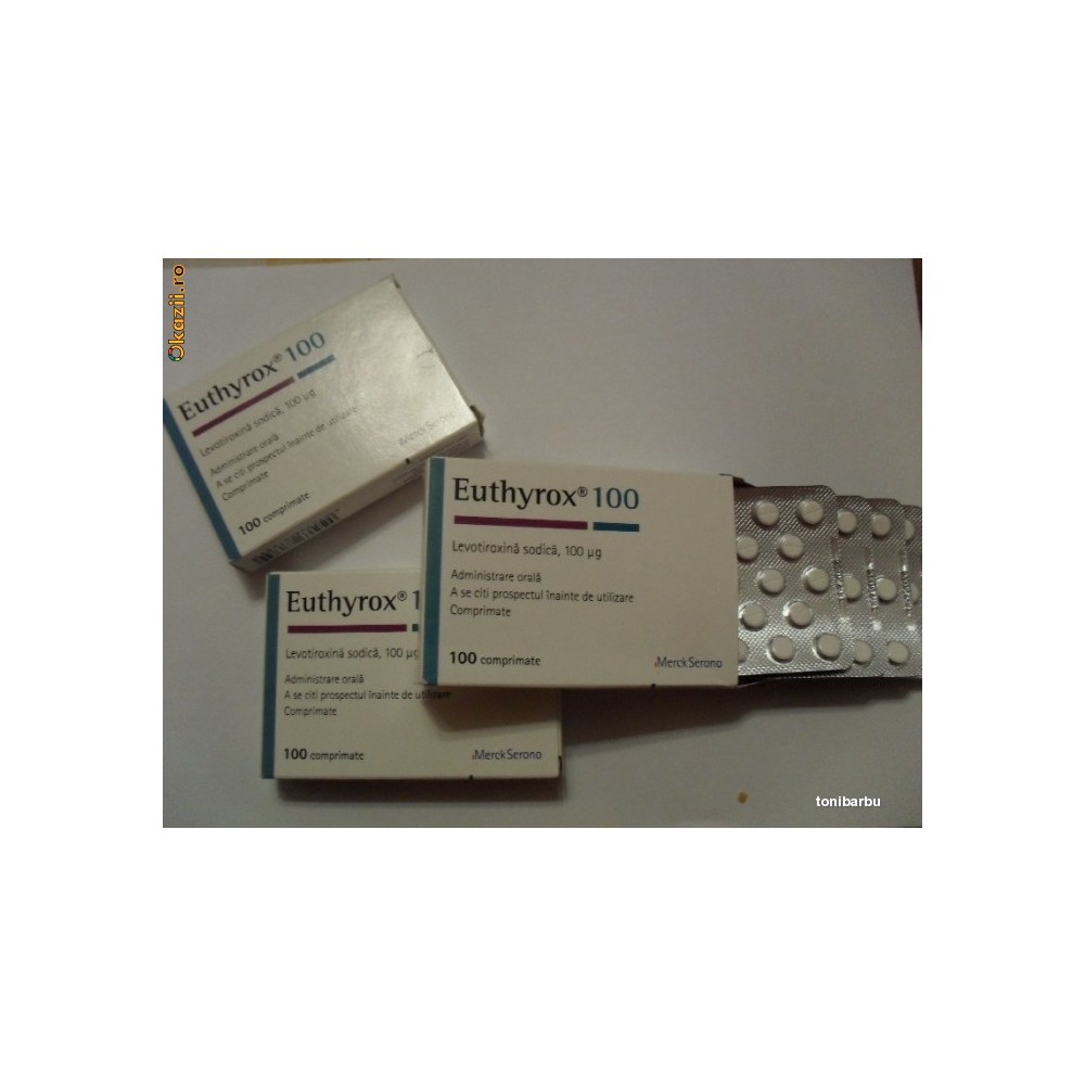 MEDICAMENT Euthyrox 100-Produs GERMANIA-Exp:06/2014 | arhiva Okazii.ro