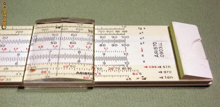 Rigla de calcul marca Aristo | arhiva Okazii.ro