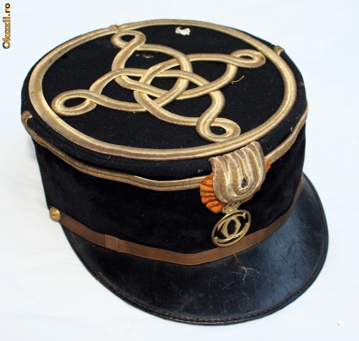 Chipiu parada ofiter Artilerie Carol II uniforma sapca | arhiva Okazii.ro