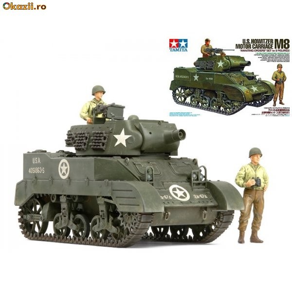+ Macheta 1/35 Tamiya 35312 - US Howitzer Motor Carriage M8 + | arhiva ...