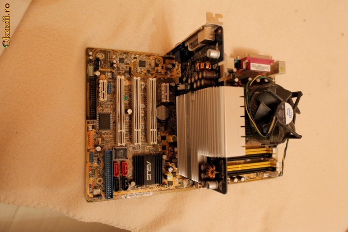 Placa de baza Asus P5PL2-E, PLACA VIDEO NVIDIA 512 MB, PROCESOR DUAL ...