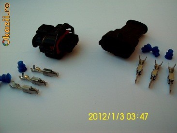 Set Mufe AUTO diferiti Senzori 3P cu Pini inclusi. | arhiva Okazii.ro