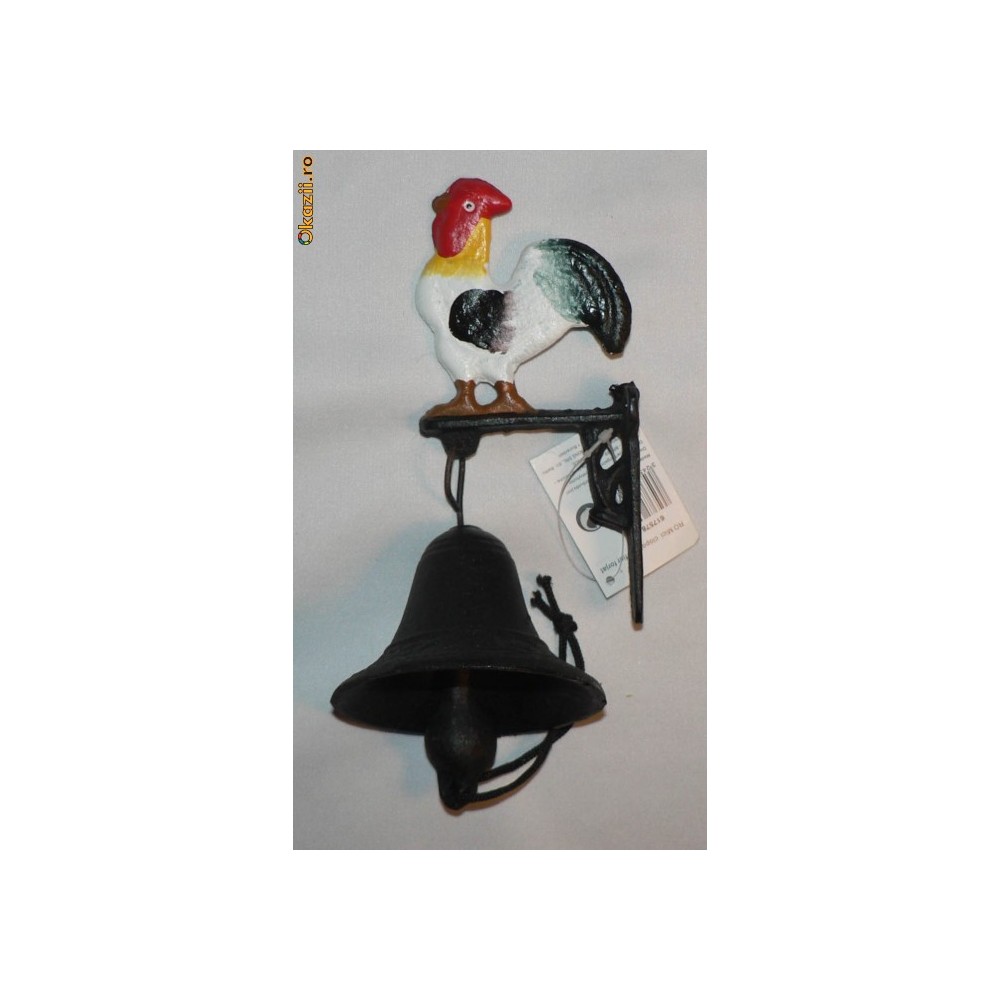 Clopot - clopotel - sonerie - pentru poarta foarte simpatic - din metal ...