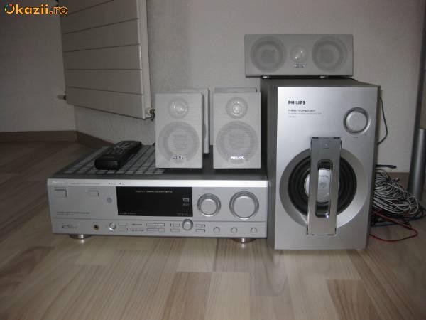Receiver Philips FR 984 si boxe 5.1 Philips SW 968 - Subwoofer Activ (schimb cu jante vw ...