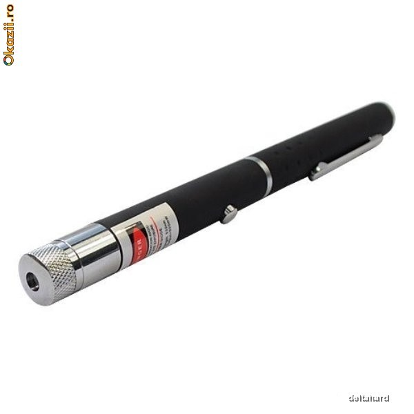 LASER POINTER VERDE 532 nm 200 mW + Cap de schimb Cutie Cadou Super ...