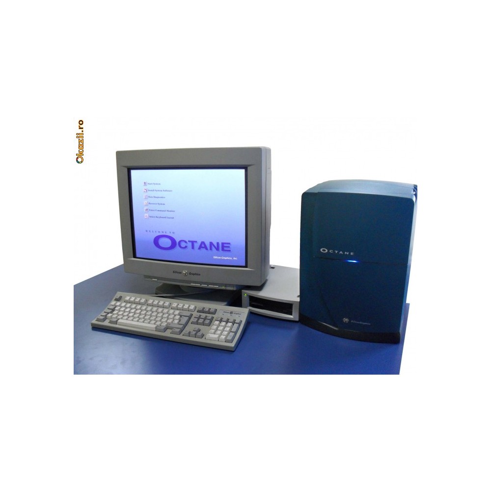SGI Silicon Graphics OCTANE Workstation + Monitor SGI + Software + alte ...