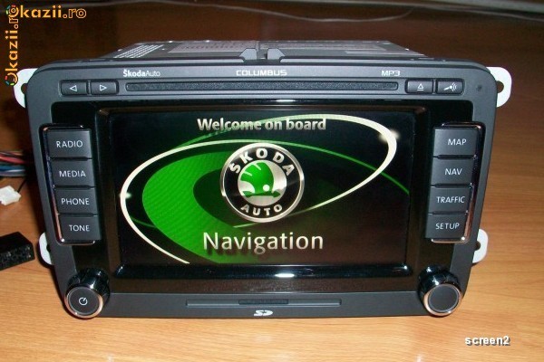 Navigatie RNS 510 originala SKODA RNS 510 COLUMBUS NAVIGATIE originala ...