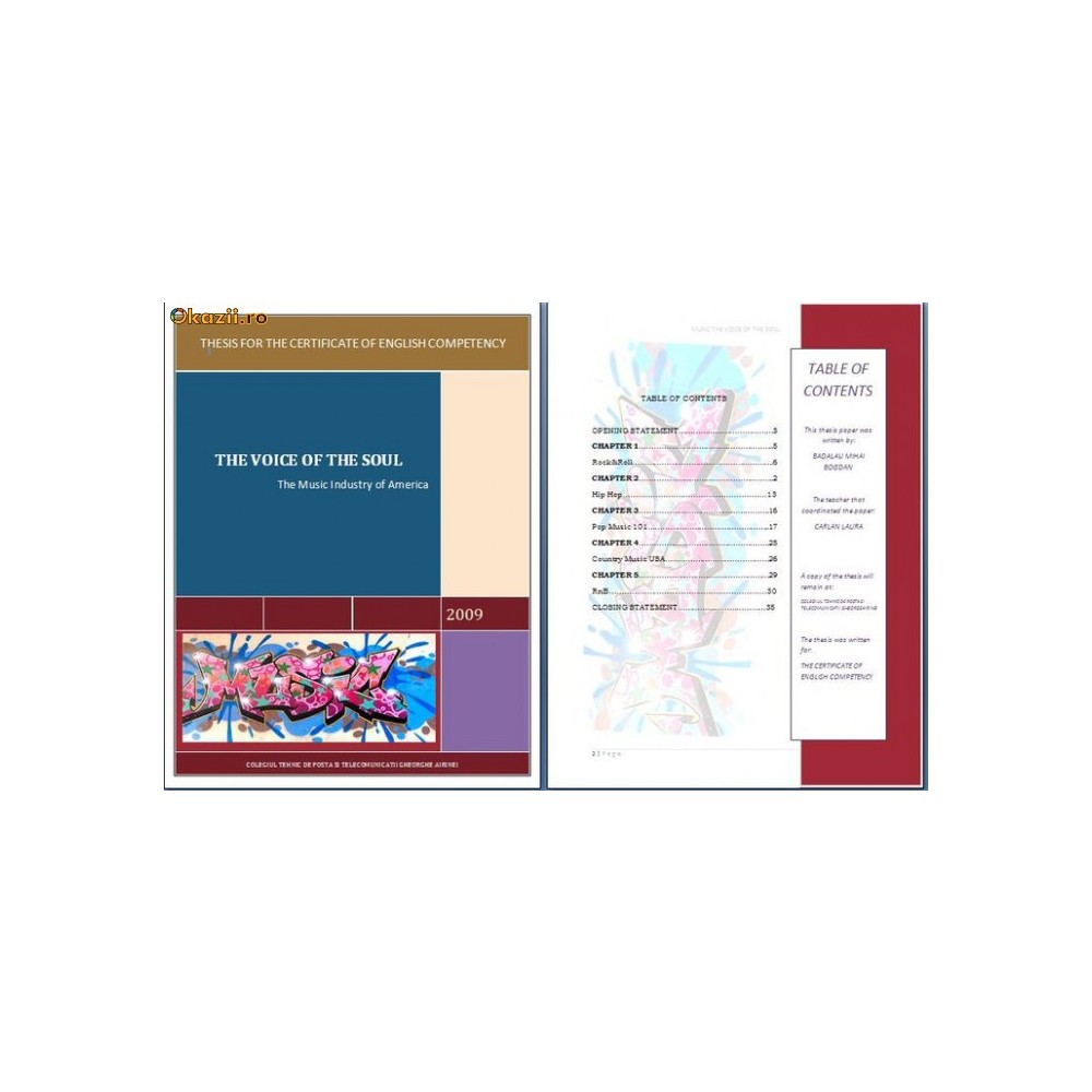 ATESTAT/ATESTATE LIMBA ENGLEZA clasa XII (titlul ales de cumparator ...