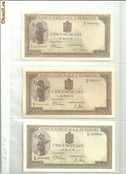 FOLIE PROTECTIE BANCNOTE FORMAT A4 CU 3 COMPARTIMENTE, 20 bucati ...