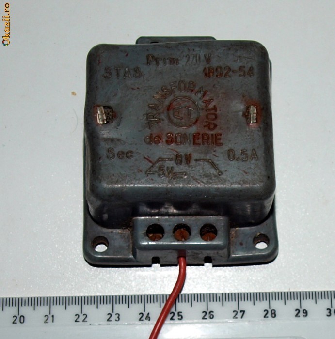 TRANSFORMATOR DE SONERIE | arhiva Okazii.ro