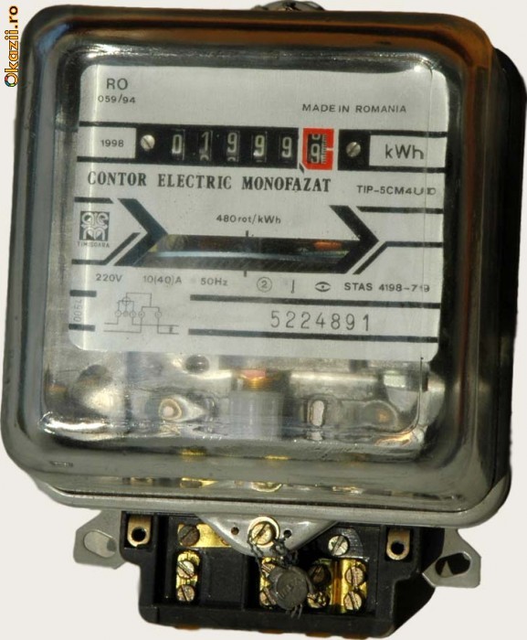 Contor electric monofazat | arhiva Okazii.ro