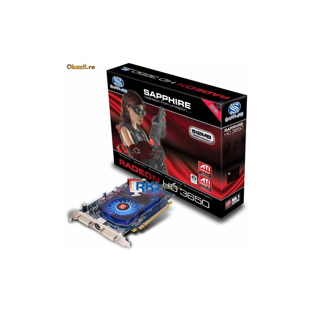 ATI Radeon HD 3650 512MB DDR2, 128 Bit, AGP 8x | arhiva Okazii.ro