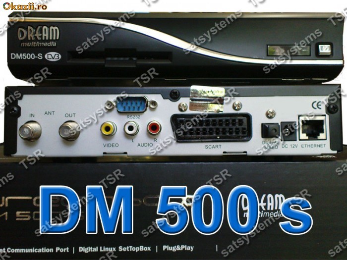 Receiver Dreambox DM500s Black [pentru satelit] | arhiva Okazii.ro