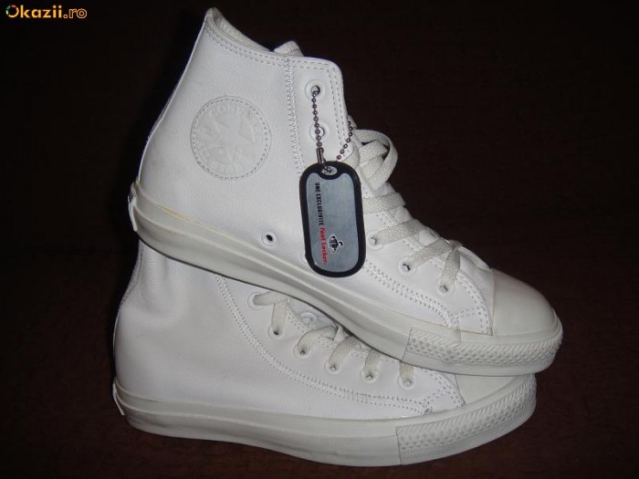 Tenisi / Converse All Star Albi Unisex 39. | arhiva Okazii.ro