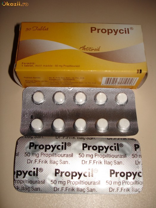 Propycil - 50 mg Propylthiouracil - 7 cutii a cate 50 tablete | arhiva ...
