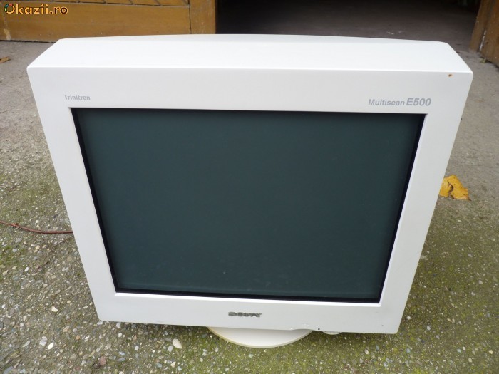 Vand monitor profesional Sony Trinitron 21" Multiscan E500 | arhiva ...