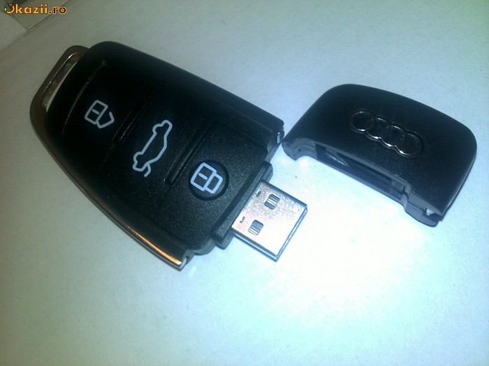 USB Stick flash 4gb identic cheie AUDI - Cadou superb! | arhiva Okazii.ro