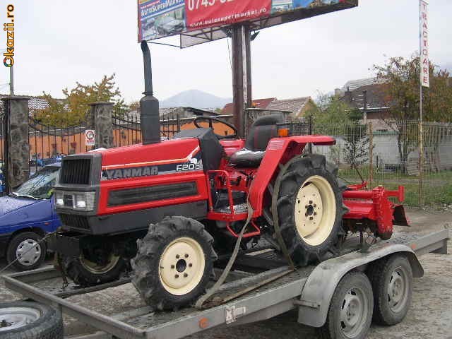 tractor de gradina Yanmar, 4x4,20cp,cu utilaje aferente | arhiva Okazii.ro