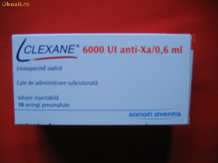 Clexane 6000 UI anti-Xa/0,6 ml | arhiva Okazii.ro
