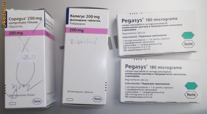 Vand Interferon (Pegasys) +Copegus 200 mg (Ribavirina) | arhiva Okazii.ro
