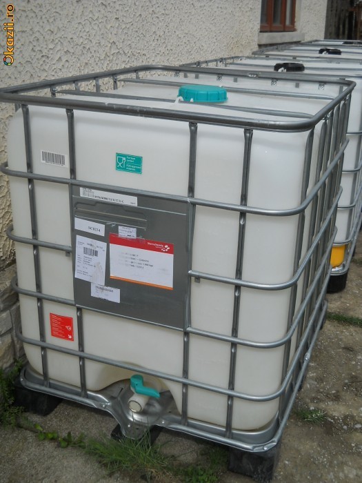 Recipient Rezervor Bazin Butoi Apa Lichide PVC Plastic Grilaj Cadru ...