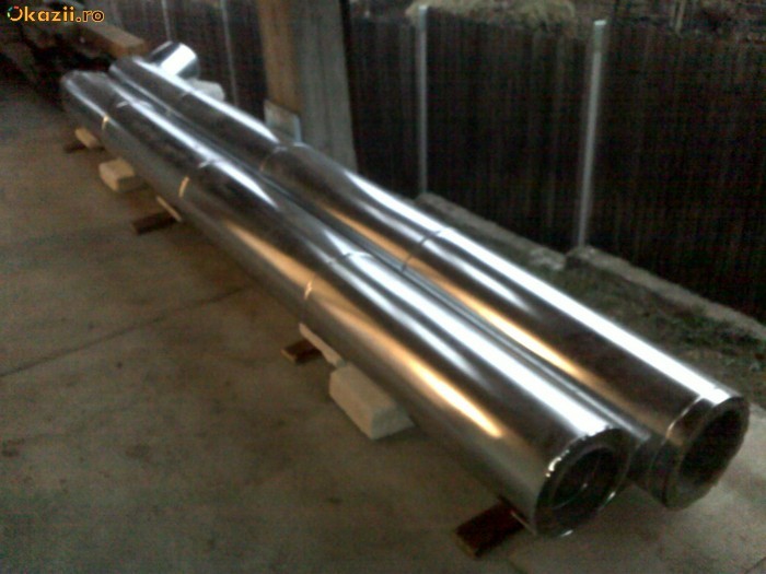 Cos fum inox pt centrala termica | arhiva Okazii.ro