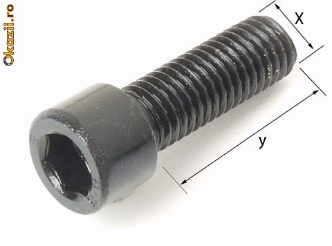 Surub cu cap imbus, diametru 2mm, lungime 6mm | arhiva Okazii.ro