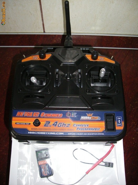 Radiocomanda Hobby King 6 canale 2,4Ghz HK-T6A V2 | arhiva Okazii.ro